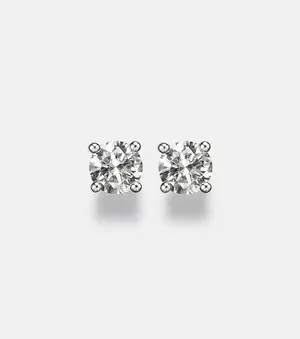 ANITA KO 18kt White Gold Diamond Stud Earrings - Silver