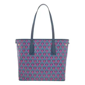 Liberty Liberty London Marlborough Iphis-Print Tote Bag - Navy
