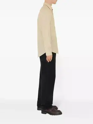 Burberry Ekd-embroidered Cotton Shirt