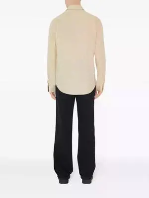Burberry Ekd-embroidered Cotton Shirt