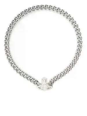 VIVIENNE WESTWOOD Graziella Small Choker - Silver
