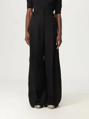 JIL SANDER Wide Leg Trousers - Black