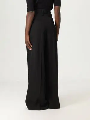 JIL SANDER Wide Leg Trousers - Black