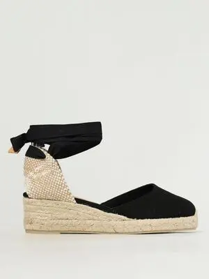 CastaÑer Espadrille With Tie Fastening - Black