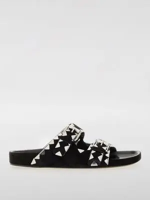 Isabel Marant Étoile Studded Flat Sandals - Black