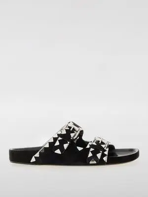 Isabel Marant Étoile Studded Flat Sandals - Black