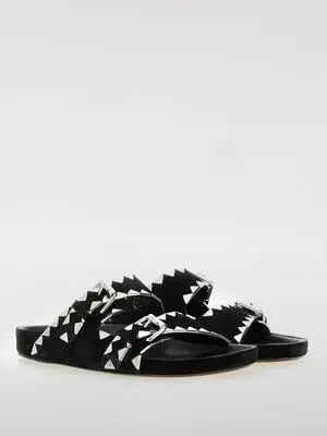Isabel Marant Étoile Studded Flat Sandals - Black