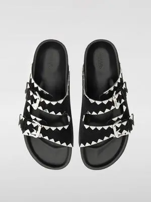 Isabel Marant Étoile Studded Flat Sandals - Black