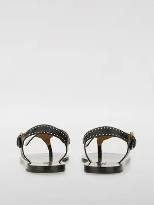 Isabel Marant Étoile Studded Flat Sandals - Black