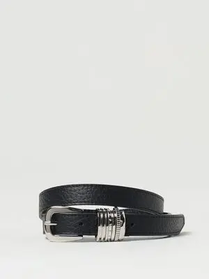 ORTIGNI Orciani Leather Belt Black