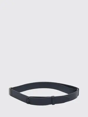 Orciani Orciani Hammered Leather Belt Navy