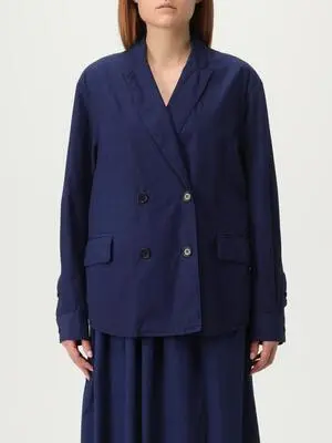 Aspesi Double Breasted Jacket - Blue