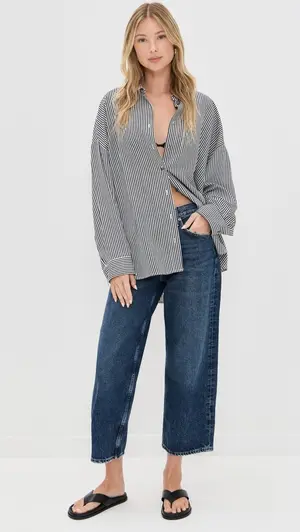 AGOLDE Arc Straight Leg Jeans - Shortwave