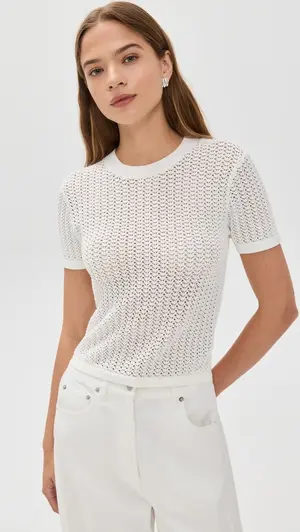 Joe's Jeans The Crochet Baby Tee
