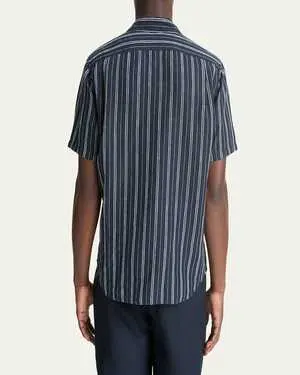Vince Classic Striped Sport Shirt