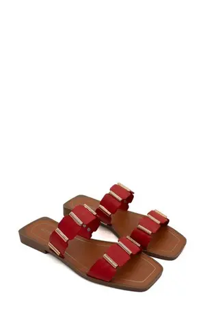 BOTTERO Hardware Strap Sandal - Vermelho