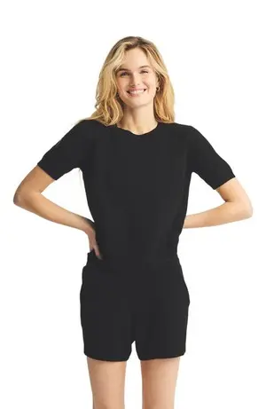 Naadam Lightweight Cashmere Short Sleeve Sweater