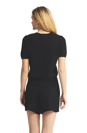 Naadam Lightweight Cashmere Short Sleeve Sweater