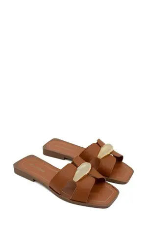 BOTTERO Cutout Slide Sandal Caramelo 15