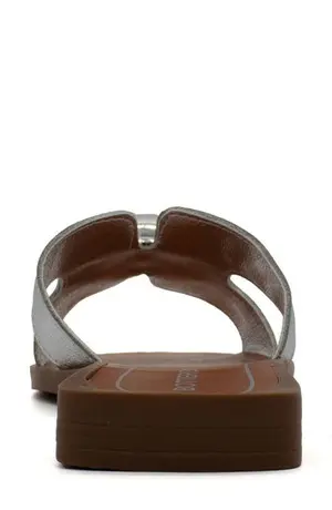 BOTTERO Cutout Slide Sandal - Prata