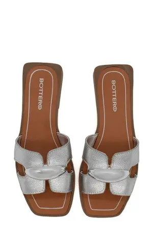 BOTTERO Cutout Slide Sandal - Prata