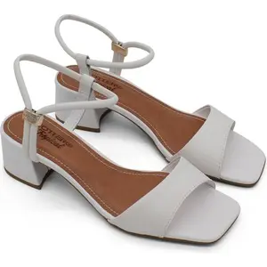 BUTTERO® Sandals With Block Heel - Blanco