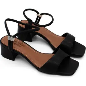 Square Toe Block Heel Sandals