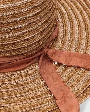 GIGI BURRIS MILLINERY Noelle Feather-embellished Fedora - Amber