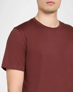 Theory Apos;s Crewneck Precise Tee - Deep Aubrn