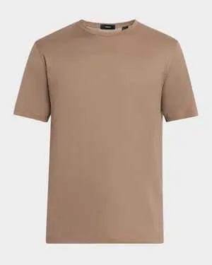 Theory Men & Apos;s Crewneck Precise Tee Walnut
