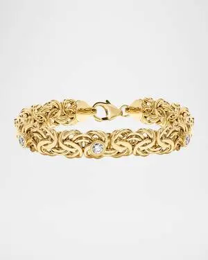 AZLEE 18k Empress Diamond Bracelet - Yellow Gold