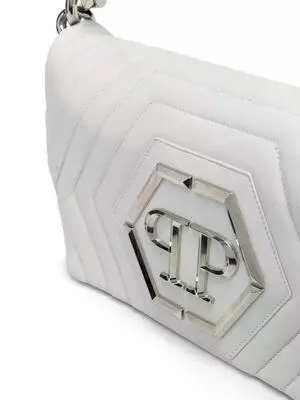 Philipp Plein Hexagon Logo-plaque Quilted Shoulder Bag