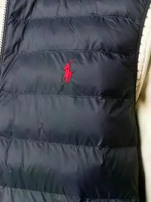 Polo Ralph Lauren Logo-embroidered Puffer Gilet - Blue