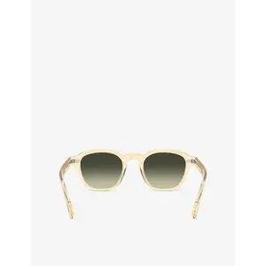 Oliver Spencer Eyles Square-frame Sunglasses - Cream