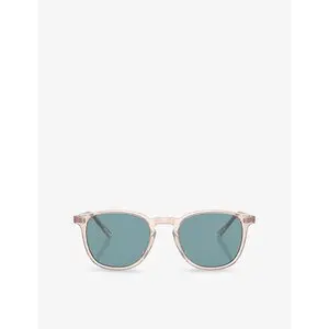 Oliver Spencer Round-frame Acetate Sunglasses - Red