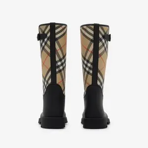 Burberry Rubber Marsh Stamp High Boots