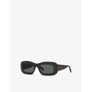 Celine Cat-eye Acetate Sunglasses - Black