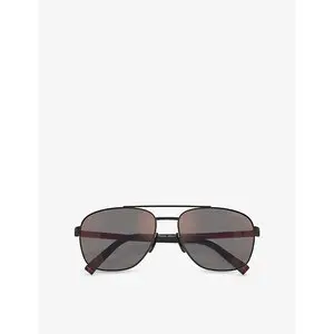 Prada Ps 54zs Pilot-frame Sunglasses - Black