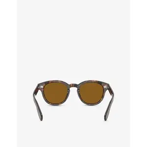 Oliver Spencer Cary Grant Round-frame Sunglasses - Brown