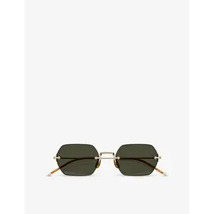 Oliver Spencer Rectangle Metal Sunglasses