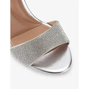 Carvela Sadie Jewel Rhinestone-embellished Block-heel Sandals