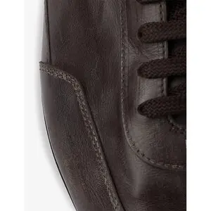 Prada Leather Low-top Trainers - Brown