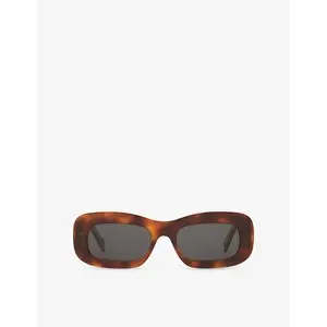 Celine Cat-eye Acetate Sunglasses - Brown