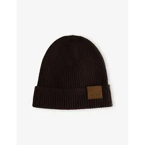 TOM FORD Cashmere-Knit Beanie Hat Dark Taupe