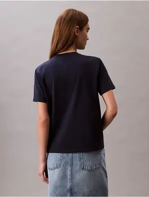 Calvin Klein Monologo Graphic T-shirt - Dark Sapphire