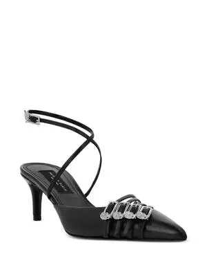 Philipp Plein Strappy Kitten Pumps
