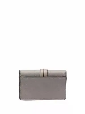 Chloé Alphabet Leather Wallet - Grey
