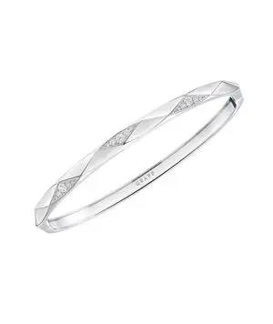 GRAFF Laurence Signature Faceted Pavé Diamond Bangle