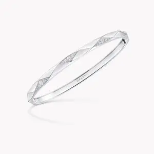 GRAFF Laurence Signature Faceted Pavé Diamond Bangle