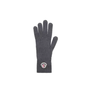 Moncler Wool Gloves - Grey